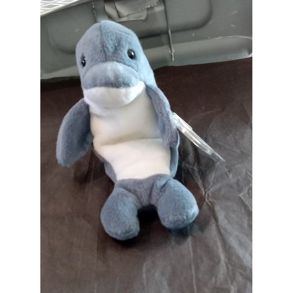 Toys | Ty Beanie Babies Echo The Dolphin | Poshmark